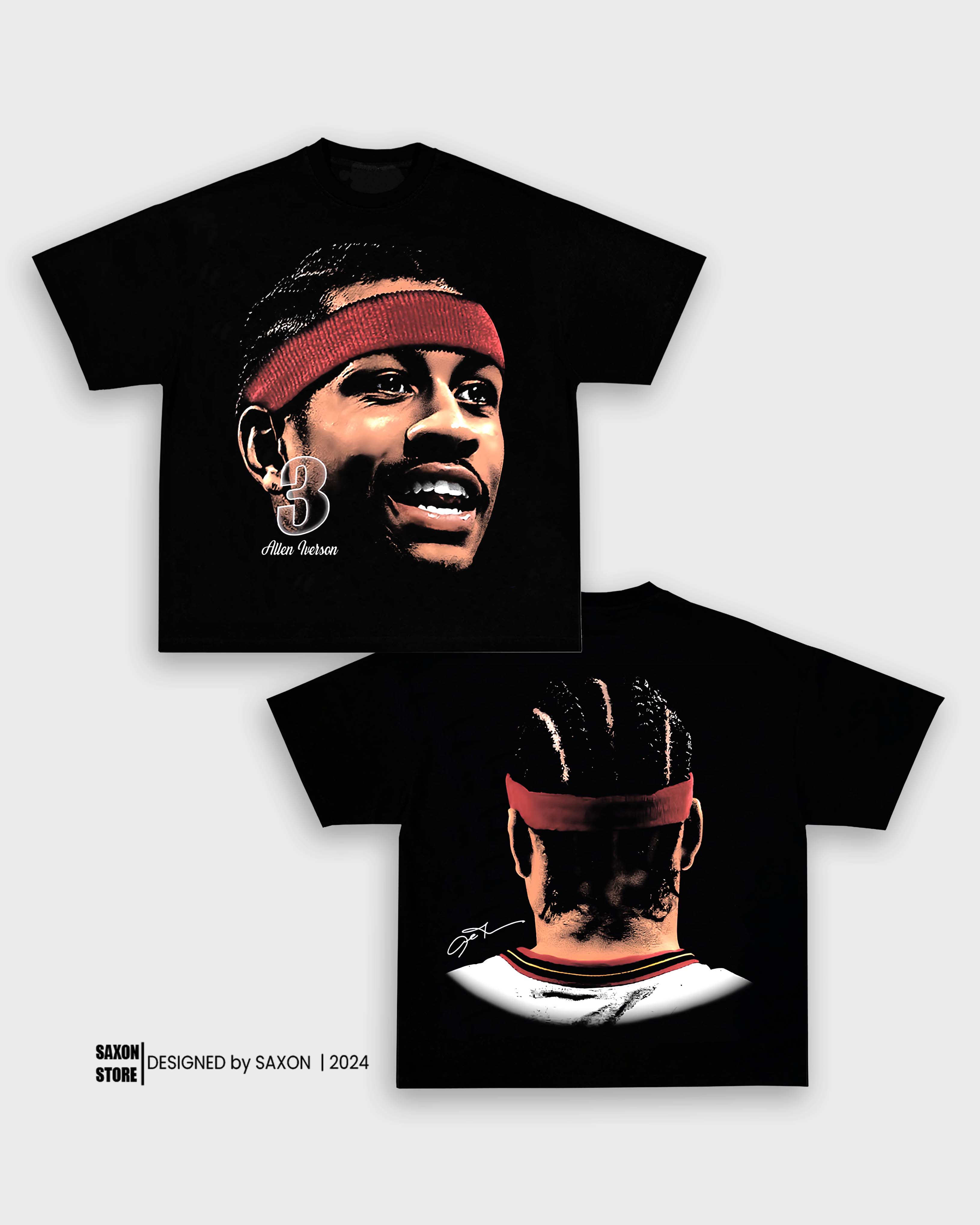 ALLEN IVERSON 5.30 BIG FACE GRAPHIC TEE – Saxon Store