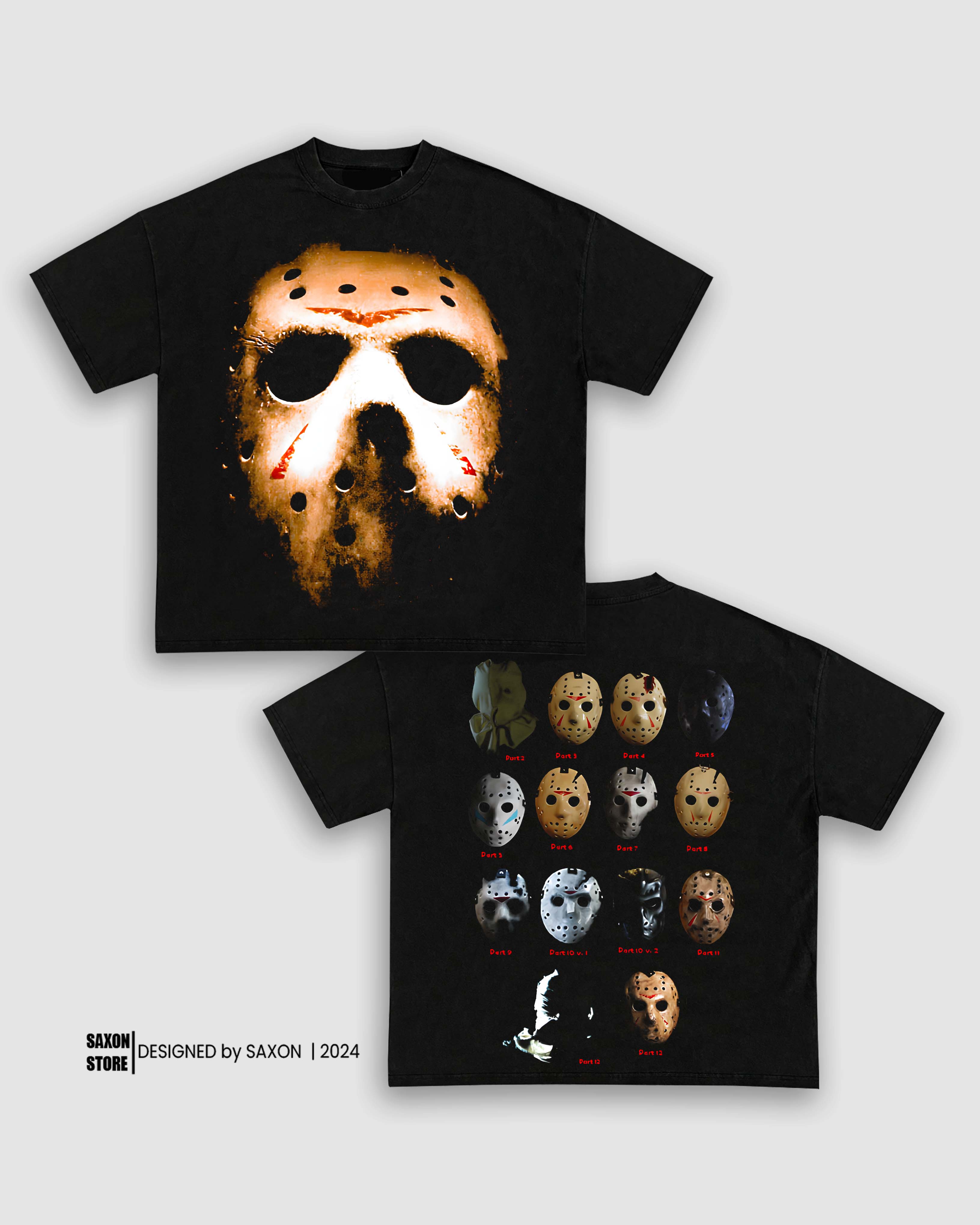 Jason Voorhees 1.0 BIG FACE GRAPHIC TEE – Saxon Store