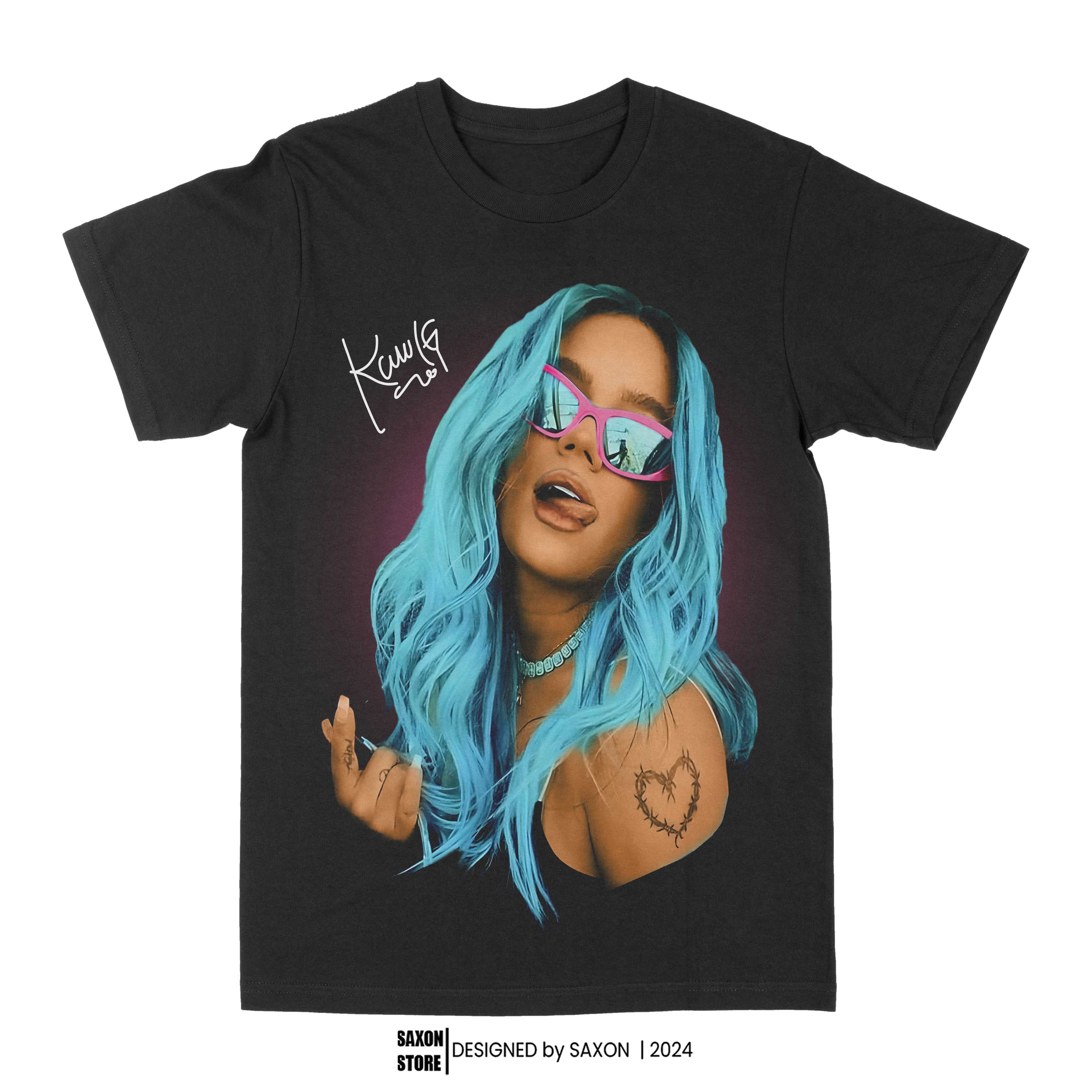Karol G "Big Face" Graphic Tee – Saxon Store